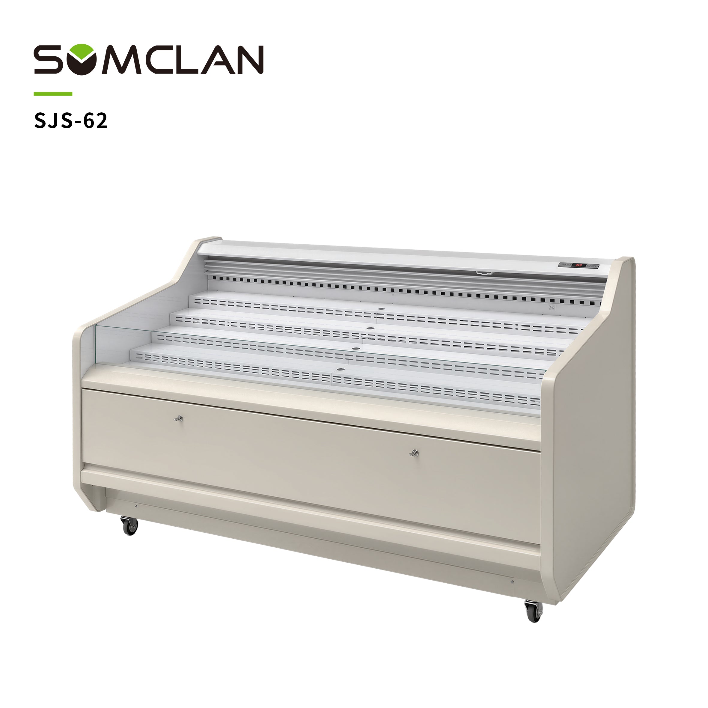 Fresh Meat Display Fridge | Fan-Cooled Supermarket Showcase – Somclan