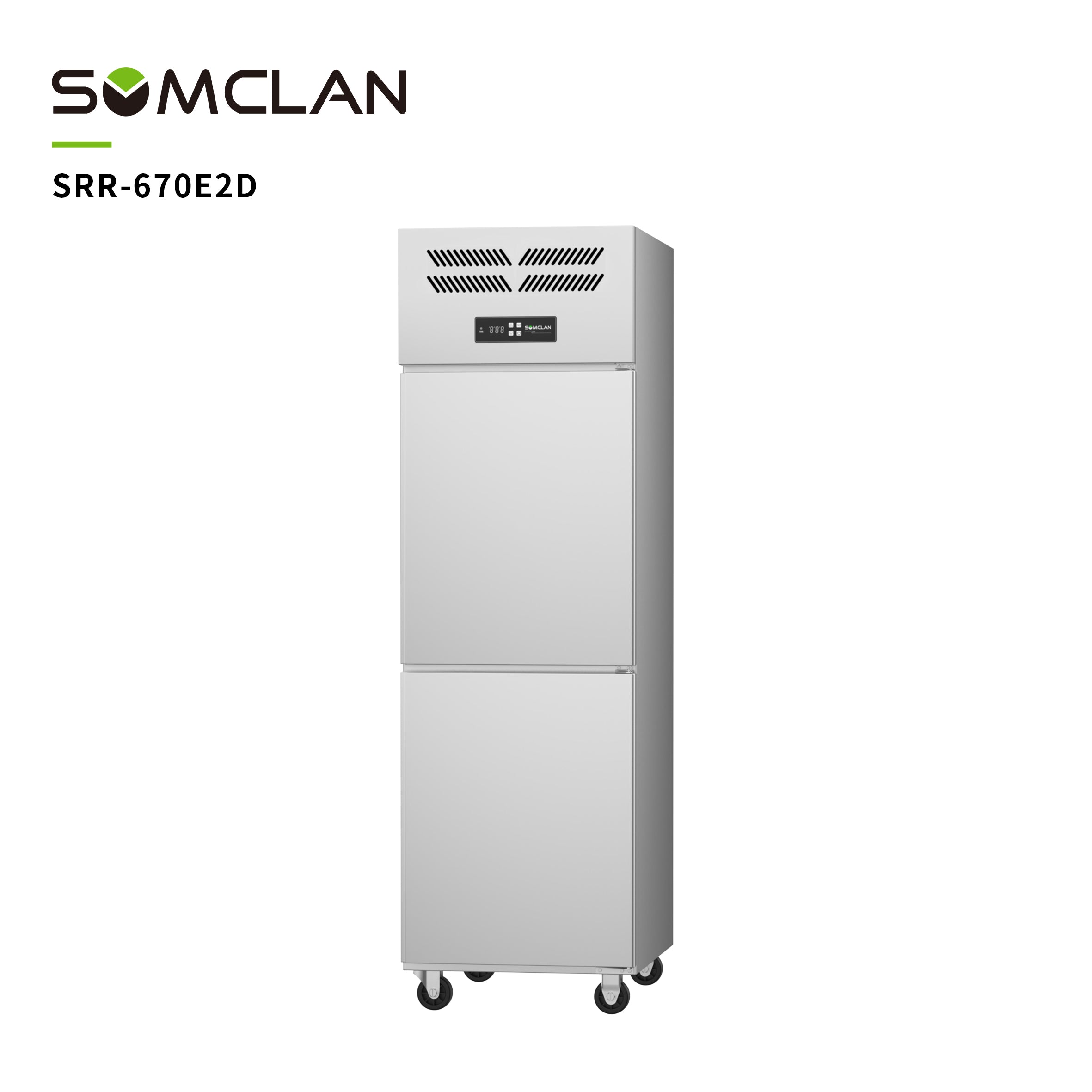 Multi Door Glass Display Refrigerator 2-8℃ Beverage Chiller – Somclan